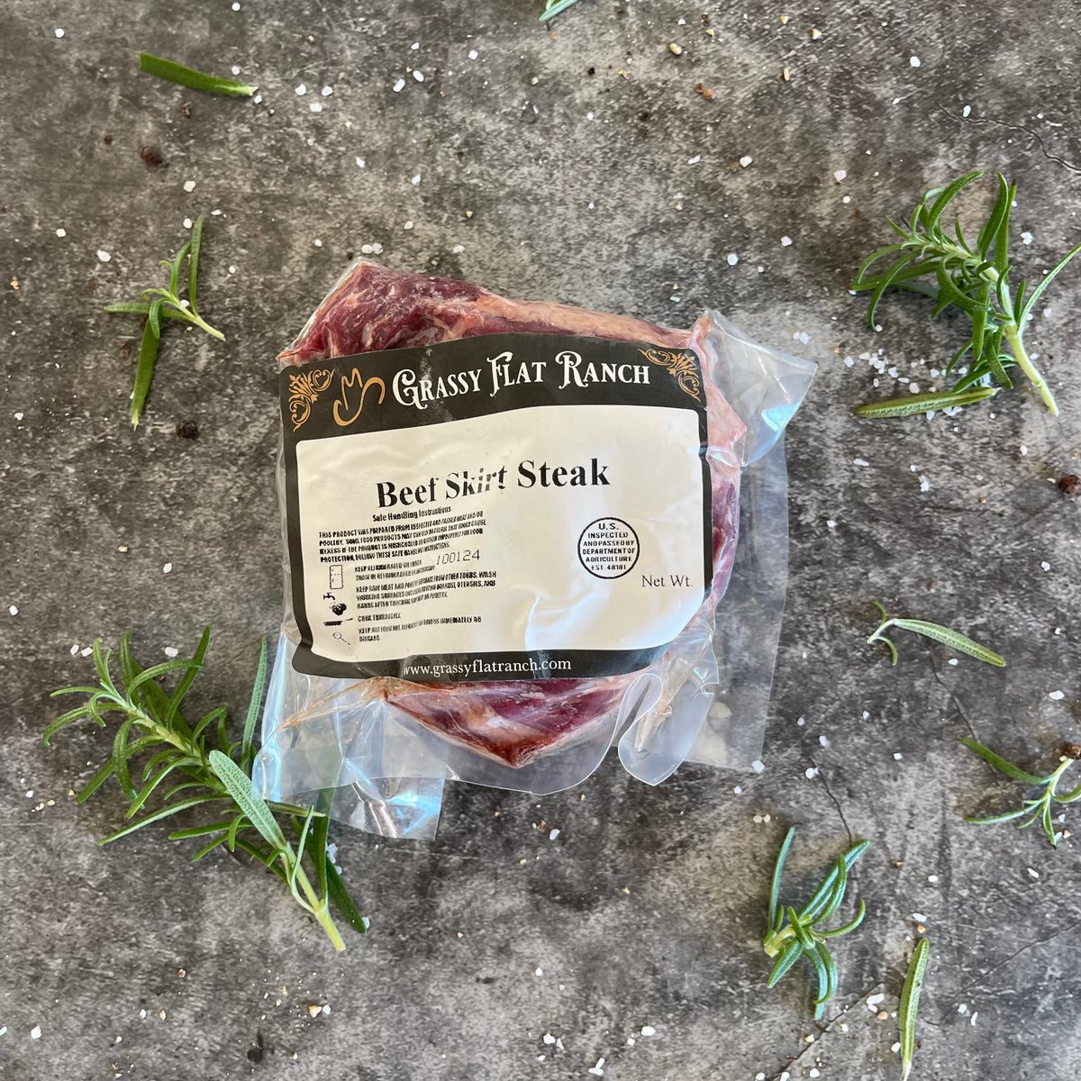 Skirt Steak – Grassy Flat Ranch