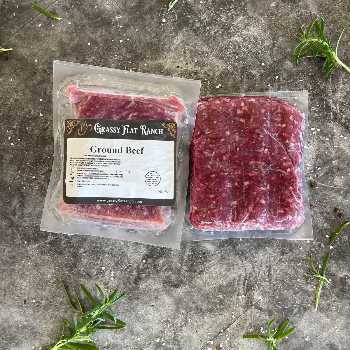 Grass Fed Ground Beef Box – Grassy Flat Ranch